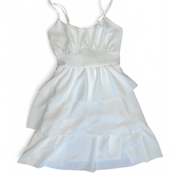 Dry Goods | Dresses | Elegant White Layered Dress | Poshmark